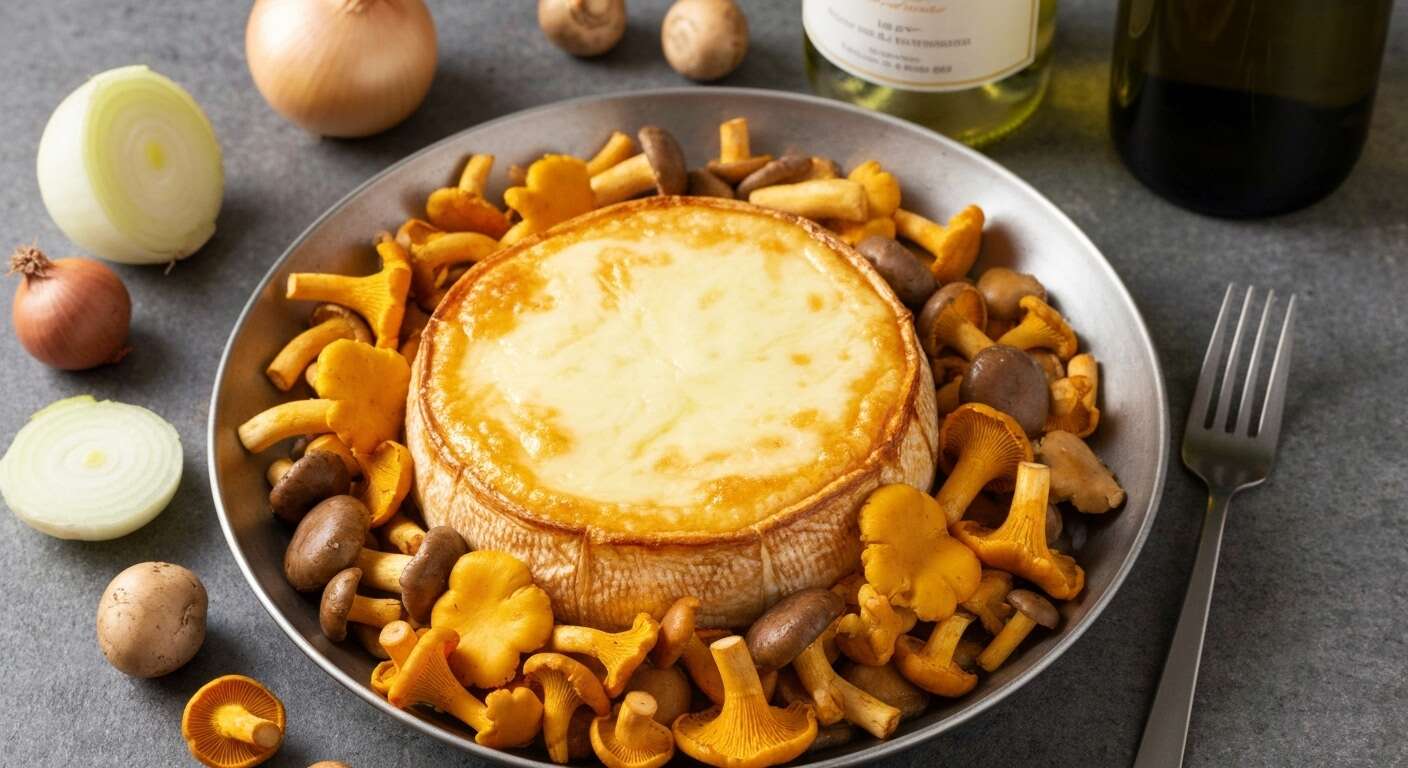 Fondue Inoubliable : mont d'Or et Champignons Gourmands
